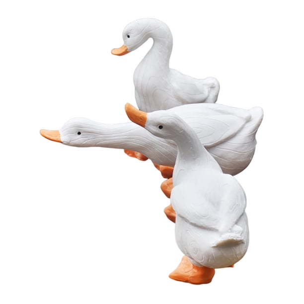 3 Figuras De Pato, Artesanías, Pequeñas Esculturas Para Porche ...