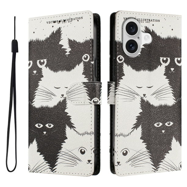 FOXDOCK Funda Tipo Cartera para iPhone 17 con Soporte y Correa – Diseño ...