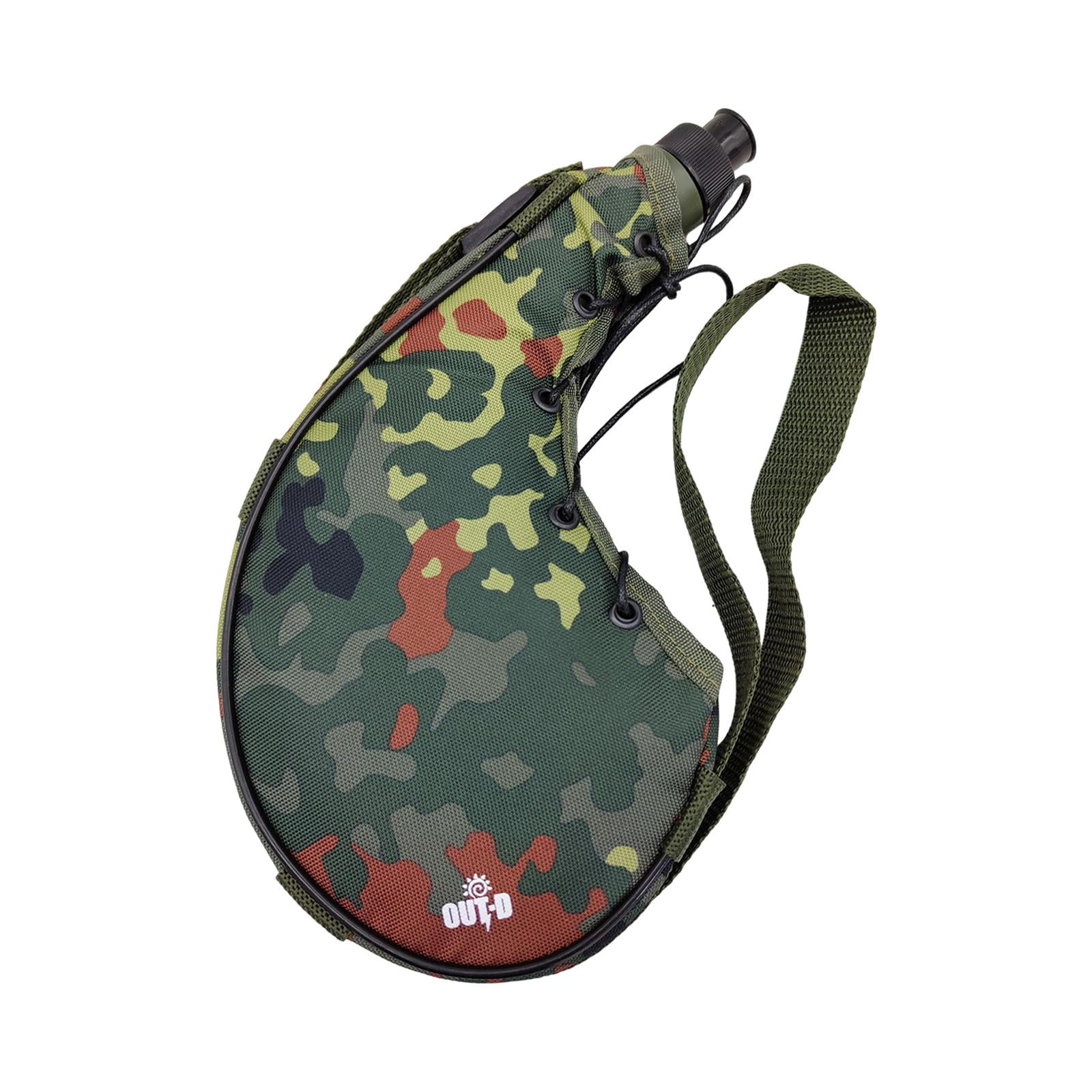 Botella De Agua Army Camping Hip Frasco Para Caza Trekking Camuflaje ...