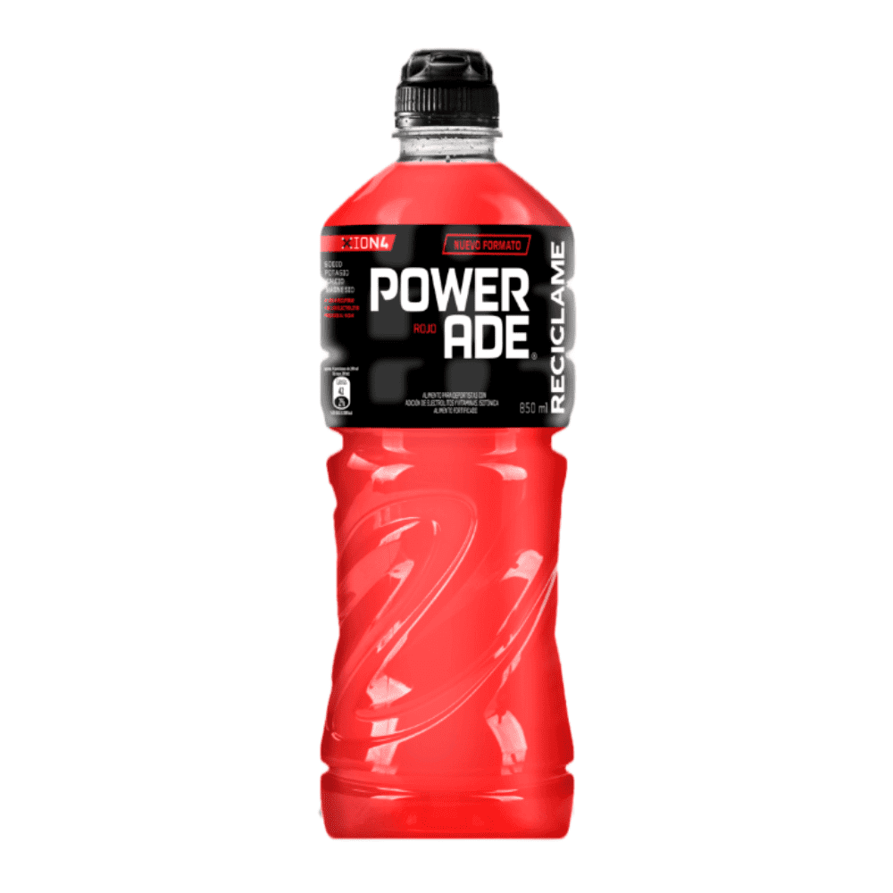 Bebida Isotónica Powerade Rojo 850cc | Lider