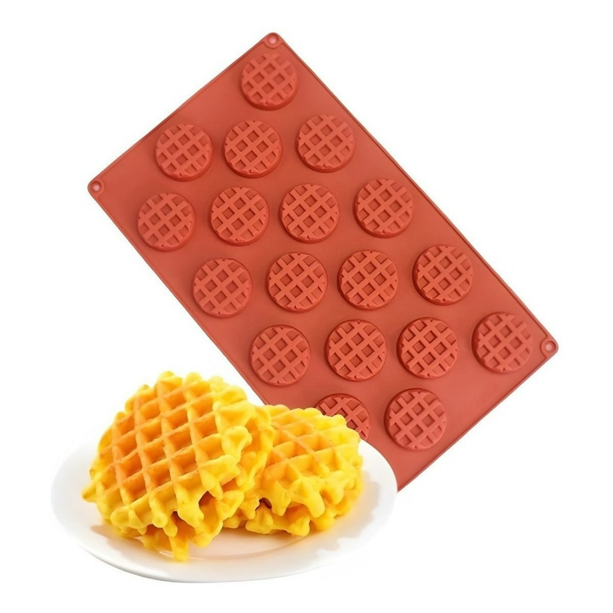 Molde Para Waffles Moldes Silicona Repostería Pastelería | Lider