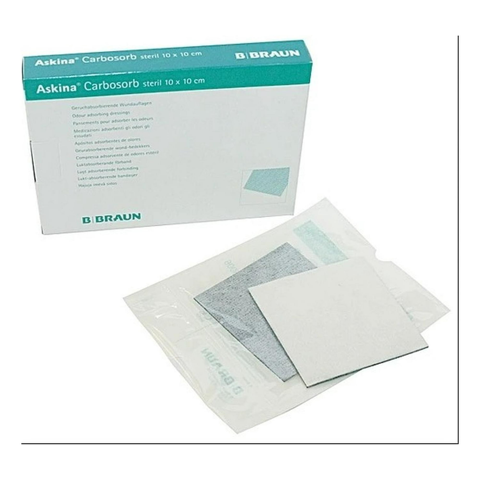 Askina Carbosorb Adsorbentes De Olores 10x10cm Caja 10unidad gris | Lider