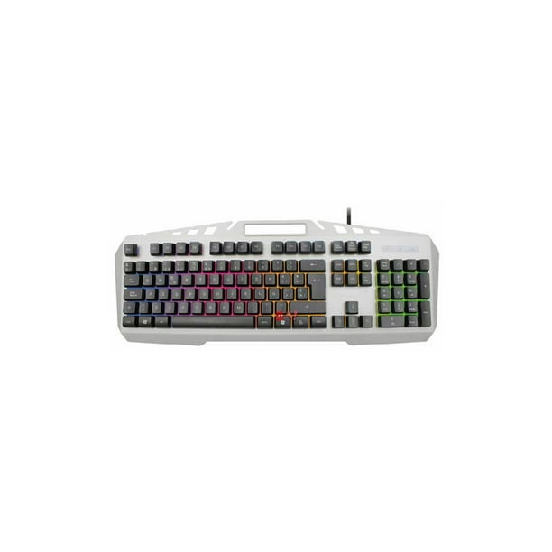 Teclado Gamer Pc Usb Retroiluminado Metálico Gris - Ps | Lider
