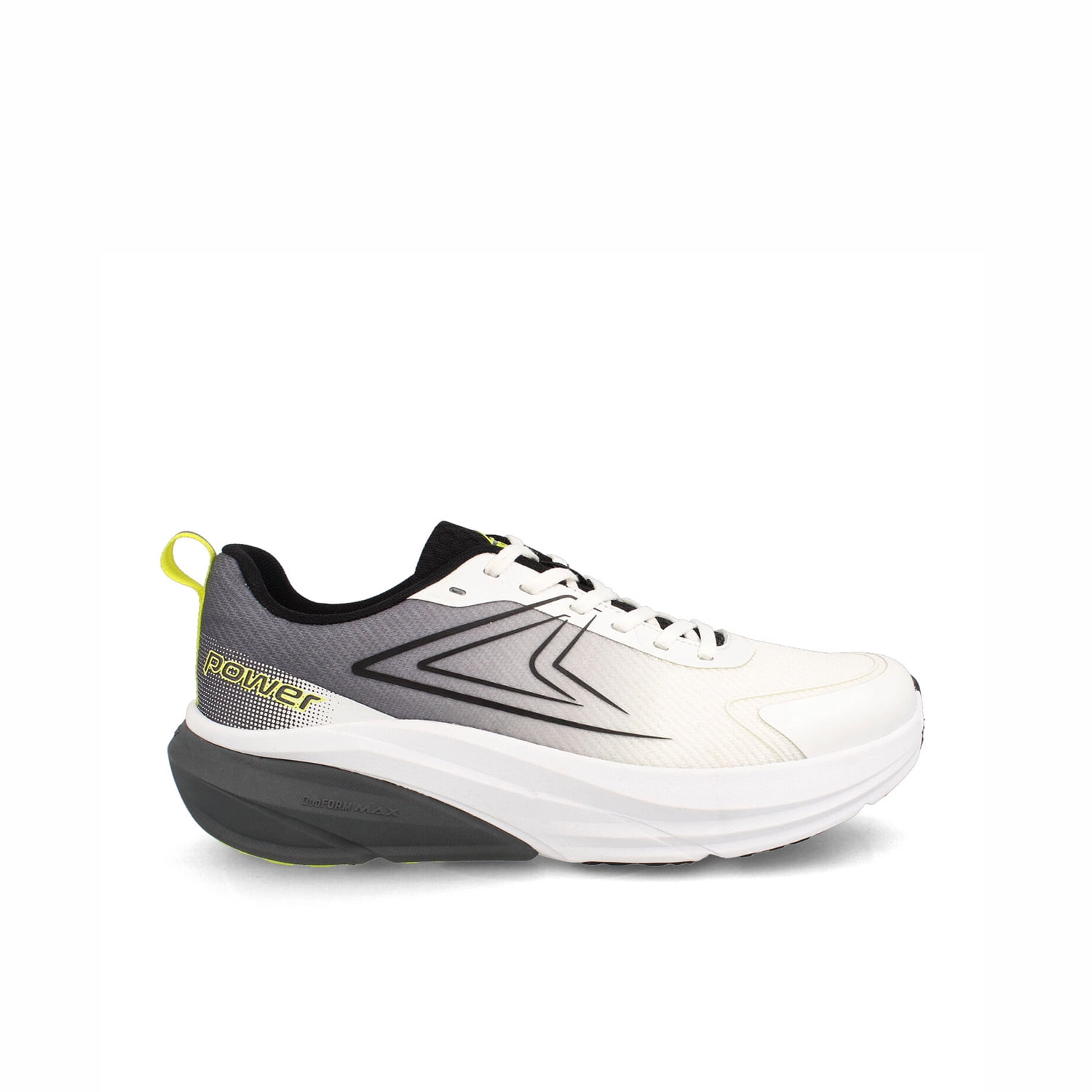 Zapatilla Hombre Power Duofoam Max 500 Delux Blanco-Negro | Lider