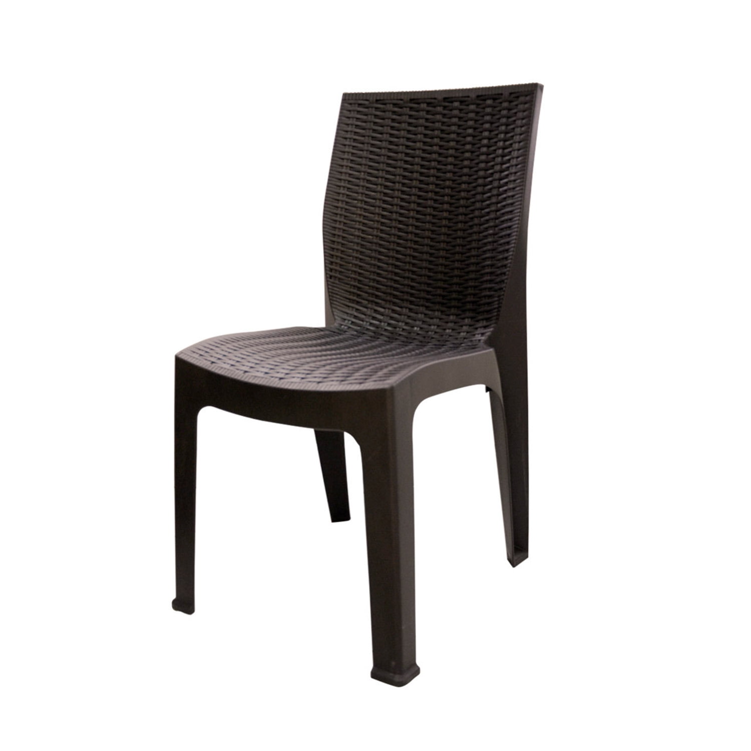 Silla Ratan Corsa Sin Brazos Café | Lider