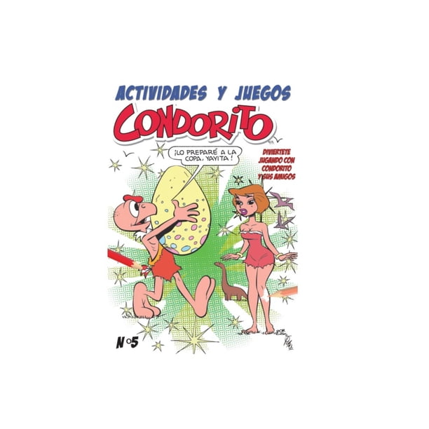 Libro actividades 5 condorito, diviertete con condorito | Lider