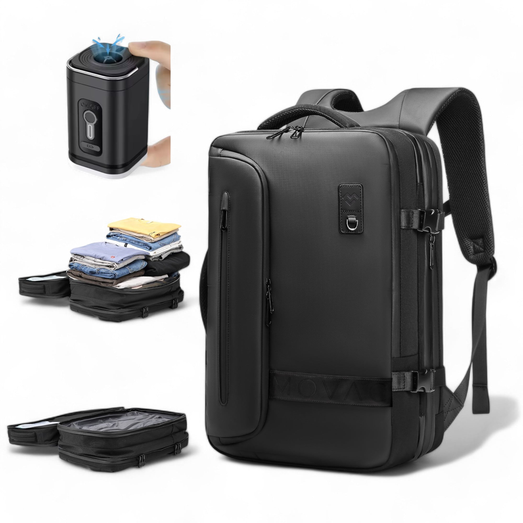 Mochila MV Movac AirPack de Viaje con Bolsa Comprimible 22-45L | Lider