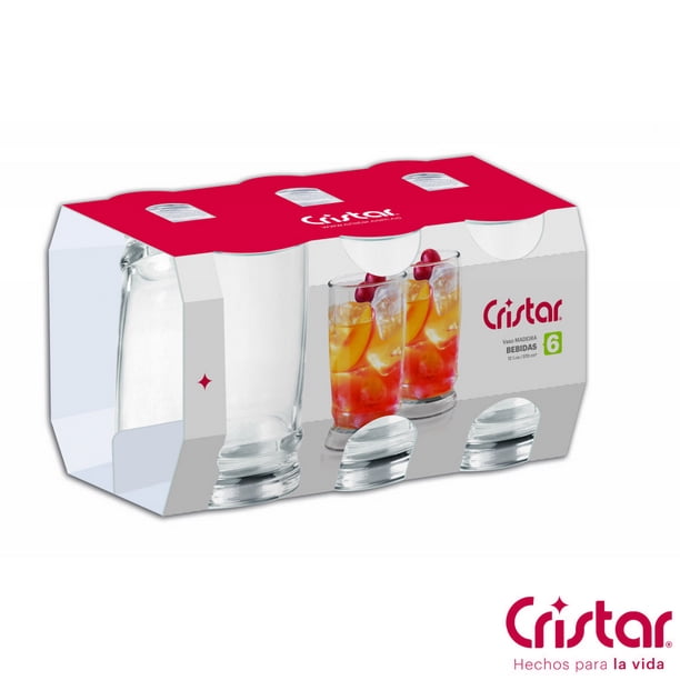 Display 6 Vasos Madeira Bebidas 370Cc | Lider