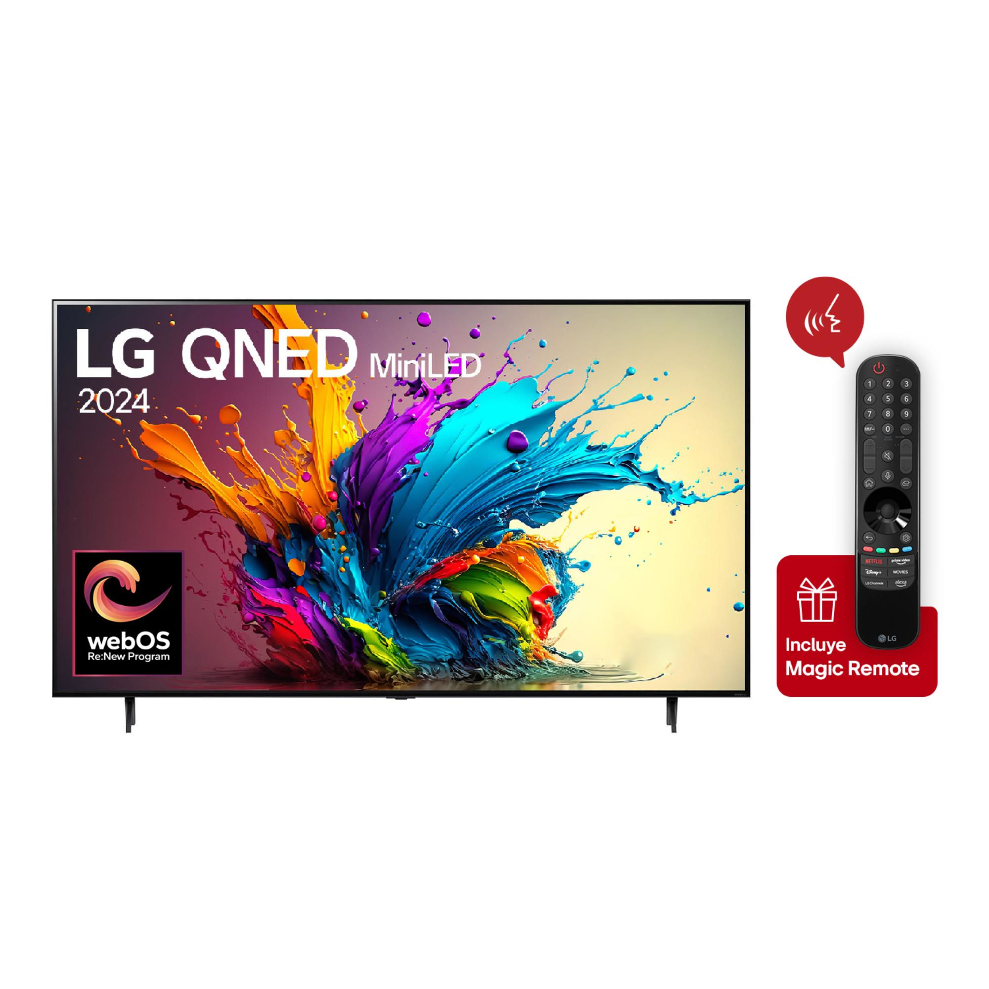 Televisor QNED 65" 65QNED90 4K UHD + Magic Remote | Lider