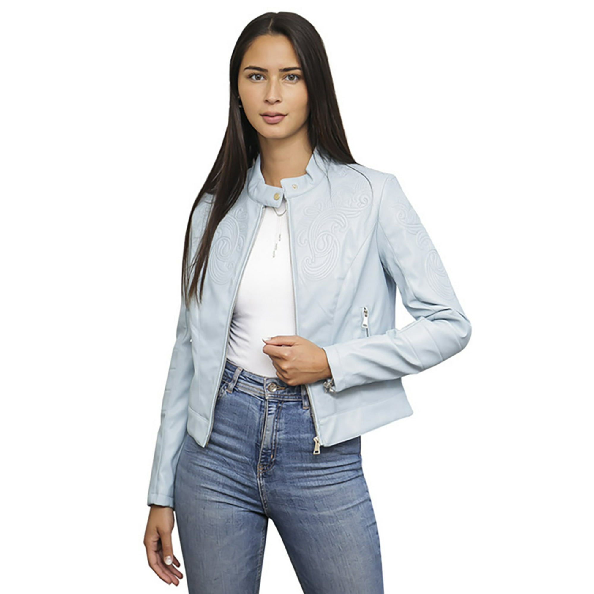 Chaqueta Ecocuero CHG07 Celeste | Lider