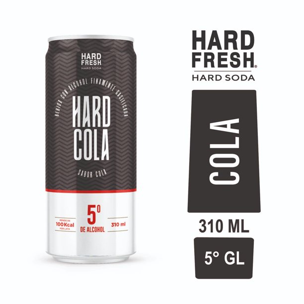 Bebida con Alcohol Hard Cola 5° Lata, 310 ml | Lider