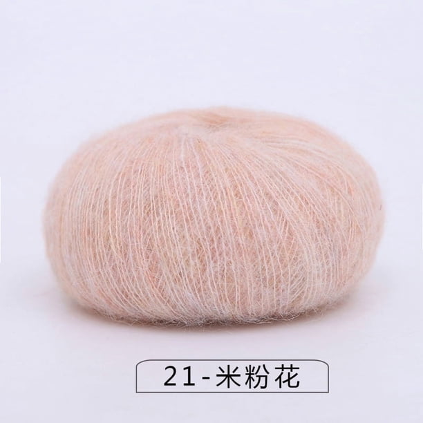 Xiao Hua Hilo de lana, 25 g x 2 rollos, ligero y cálido, ideal para ...