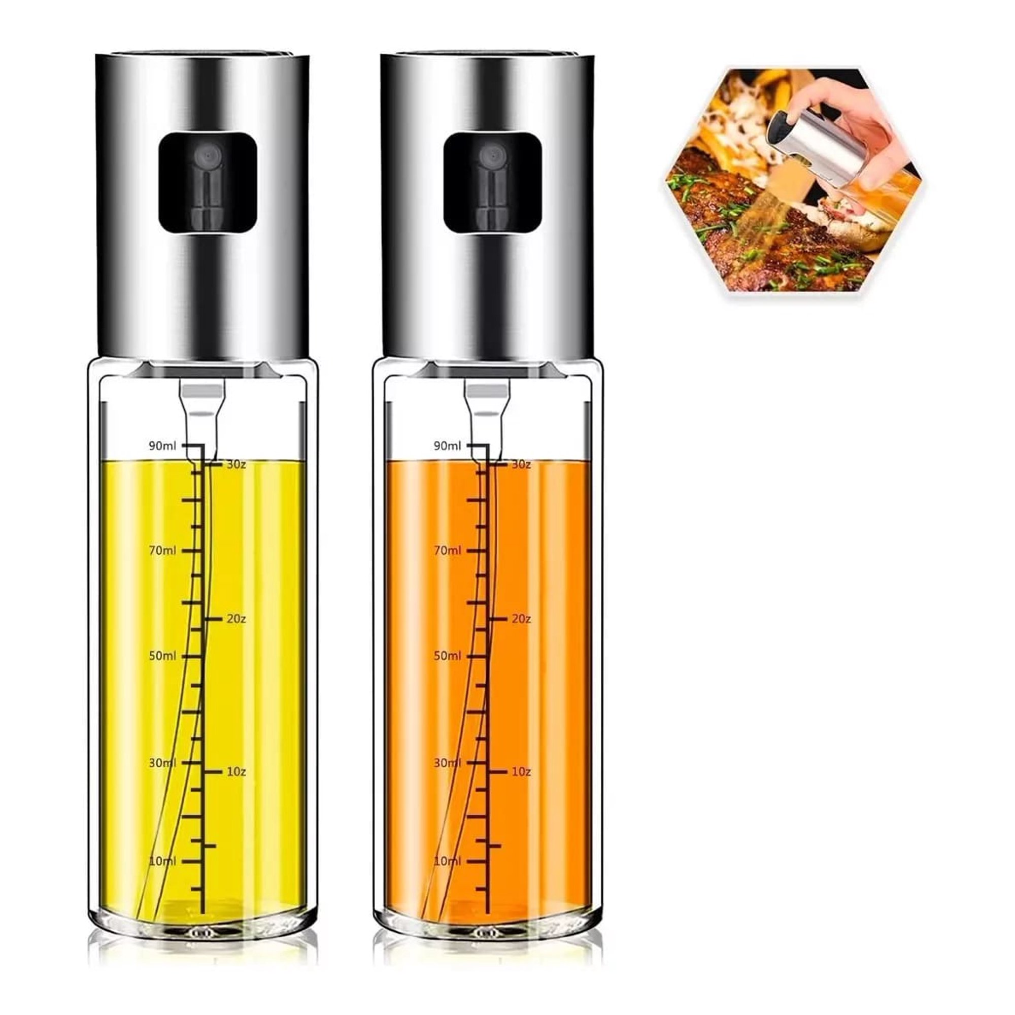 X2 Rociador De Aceite Aceitero Spray Alcuza Vinagre Limon | Lider