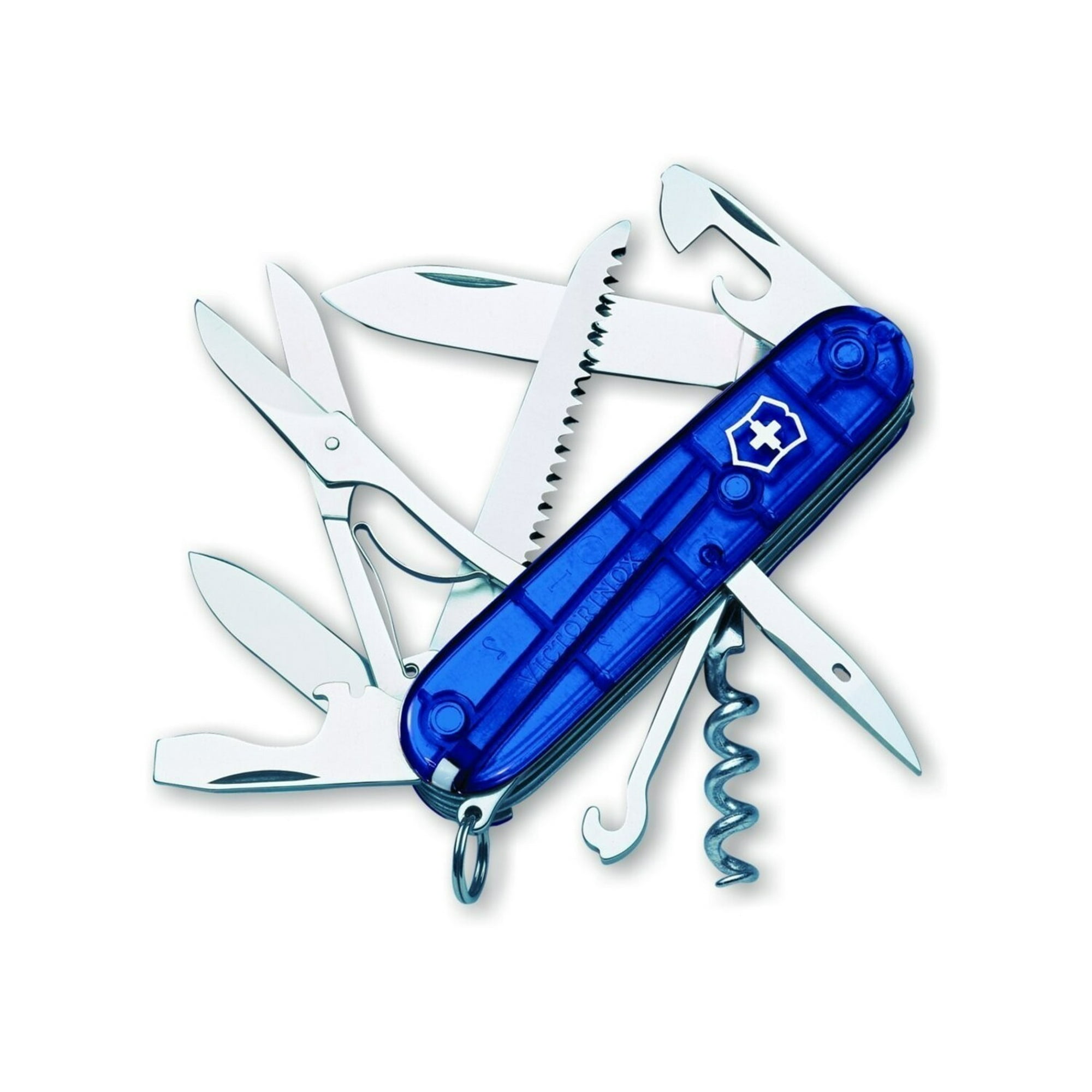 Navaja Huntsman color azul translúcido Victorinox | Lider