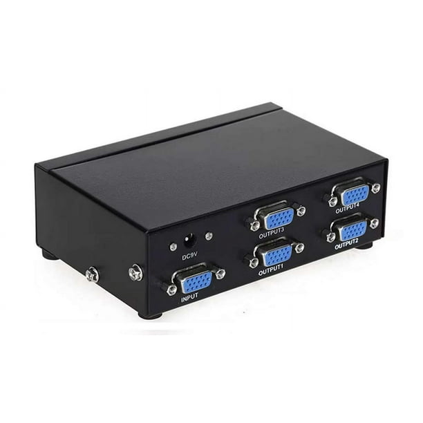 Splitter Adaptador Vga Multi Puerto Video Pantallas Multiples negro | Lider