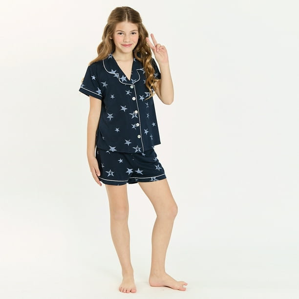 Pijama de Niña Lux Azul | Lider