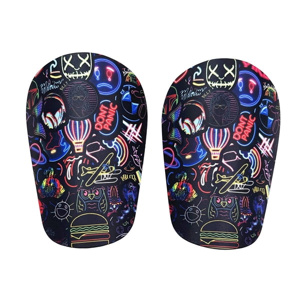 2x Mini Espinilleras De Fútbol Espinilleras De Entrenamiento Pequeñas Y ...