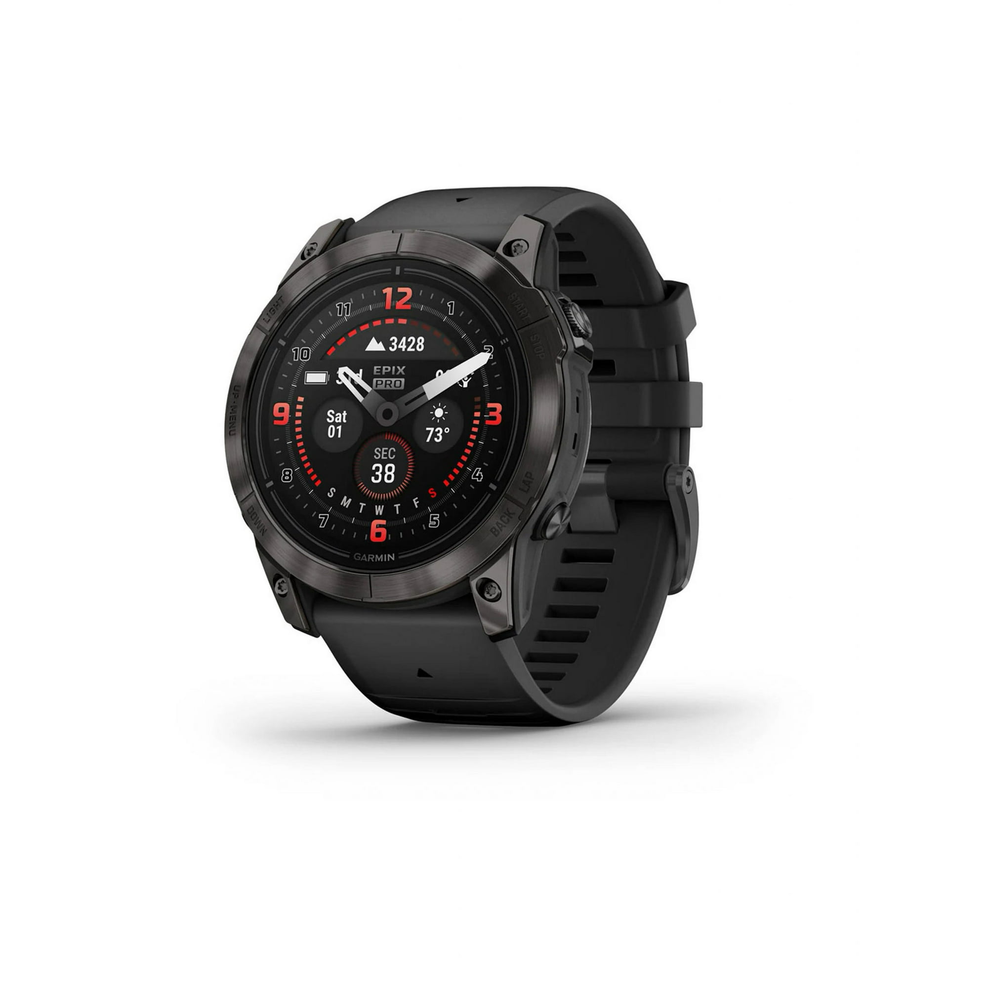 Smartwatch epix Pro (g2) Sapph 51mm Crbn Gray DLC Ti w/Blk | Lider
