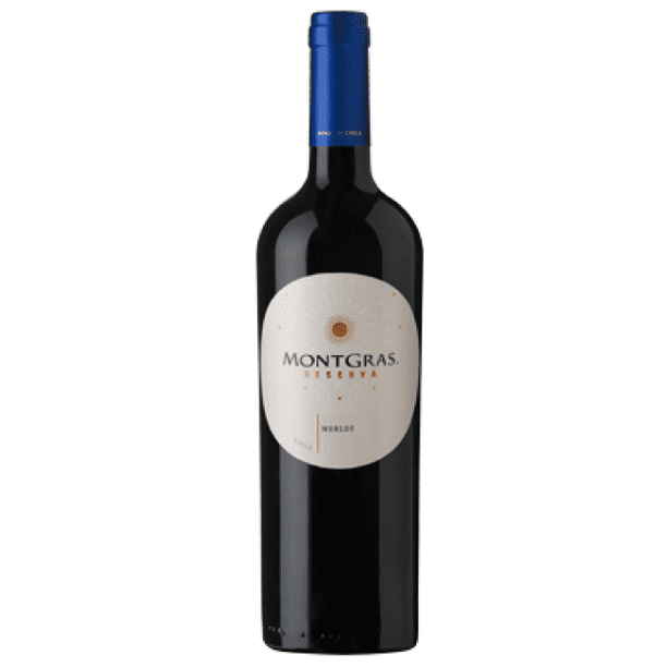 Vino Montgras Reserva Merlot 13° 750cc | Lider