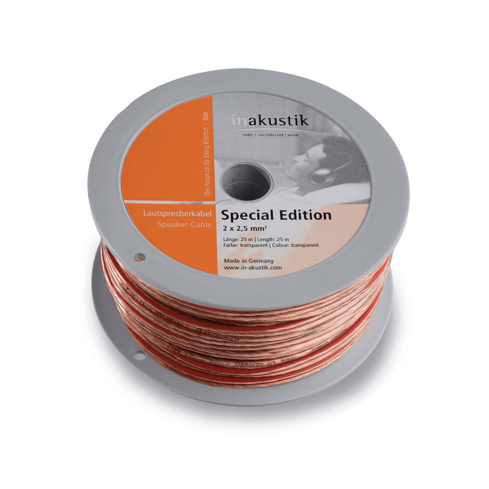 Cable de Parlante Star 2X2.5 mm Inakustik Rollo 25 mt | Lider