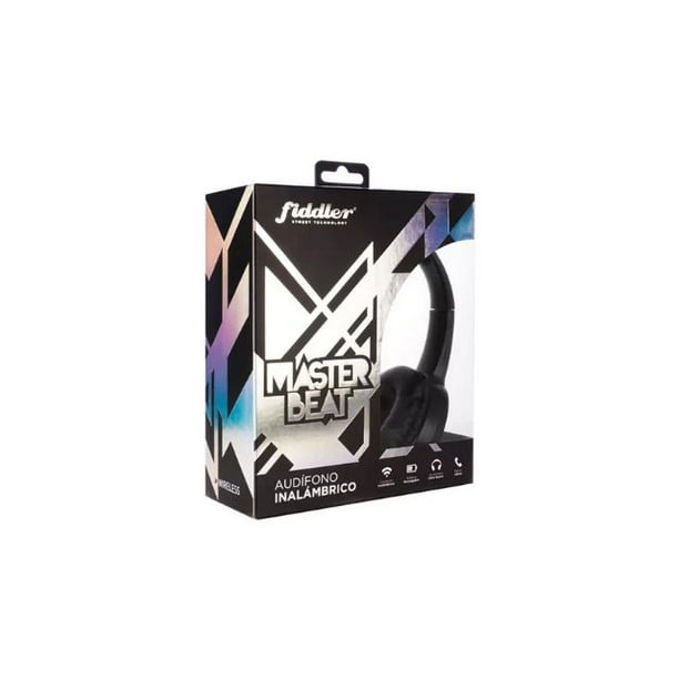 Audifonos Inalambricos Bluetooth Master Beat Negro Fiddler | Lider