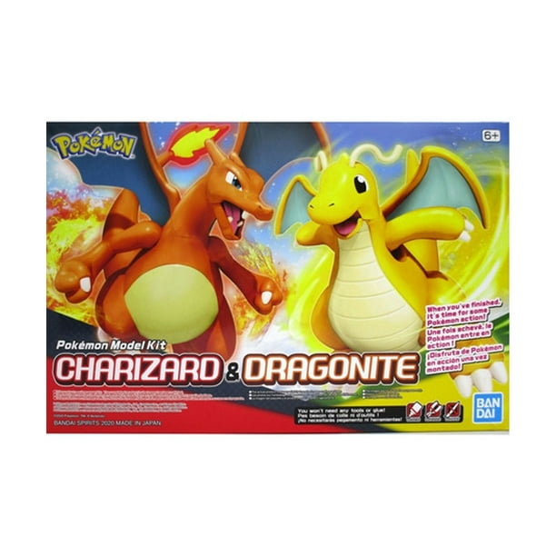 Pokemon - Charizard Y Dragonite - Model Kit Armable - Bandai | Lider