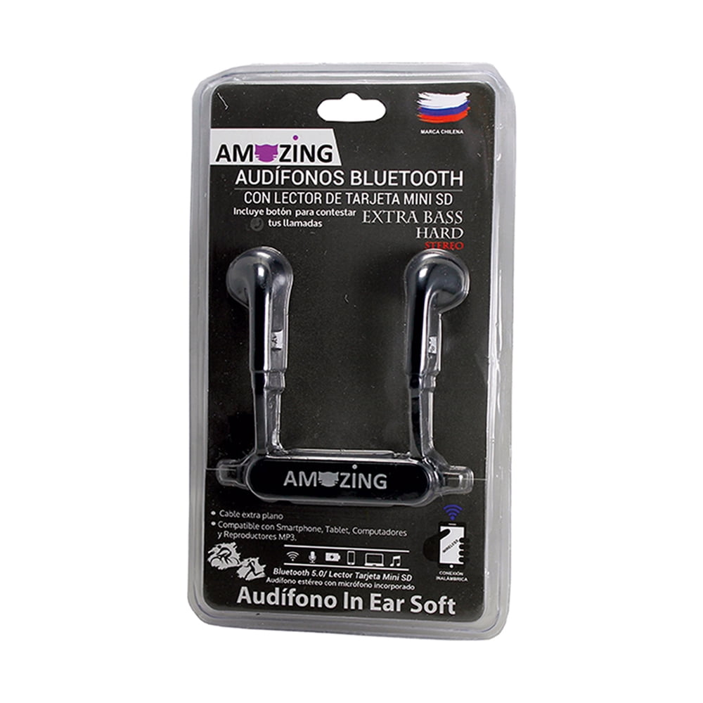 Audífono Bluetooth Recargable con Micrófono incorporado Amazing | Lider