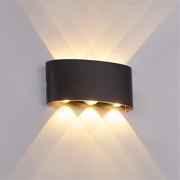Luz Led Foco Aplique Pared 6 Leds Luz Fría/cálida Exterior | Lider