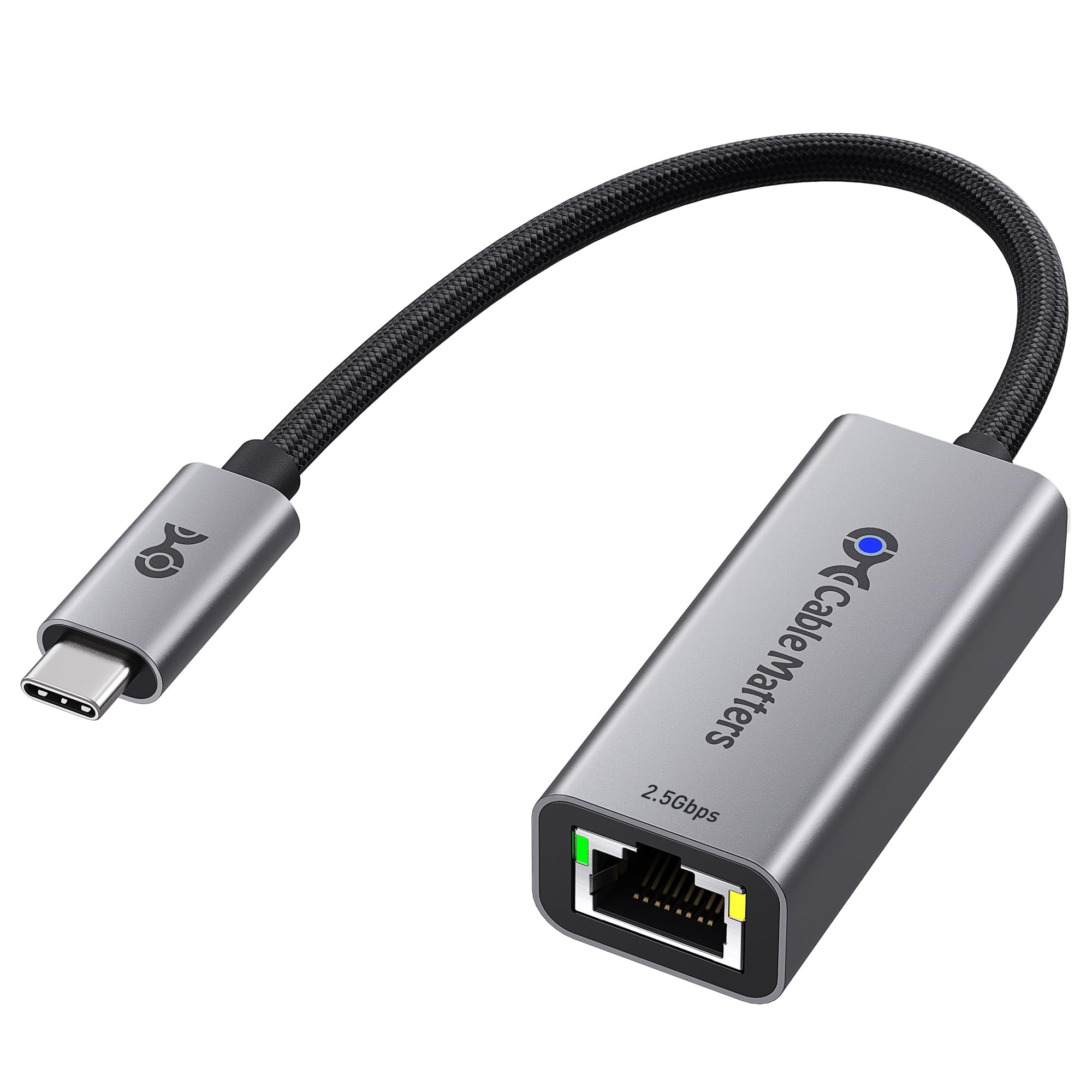 Adaptador Ethernet USB-C Cable Matters de 2,5 Gbps Plug & Play | Lider