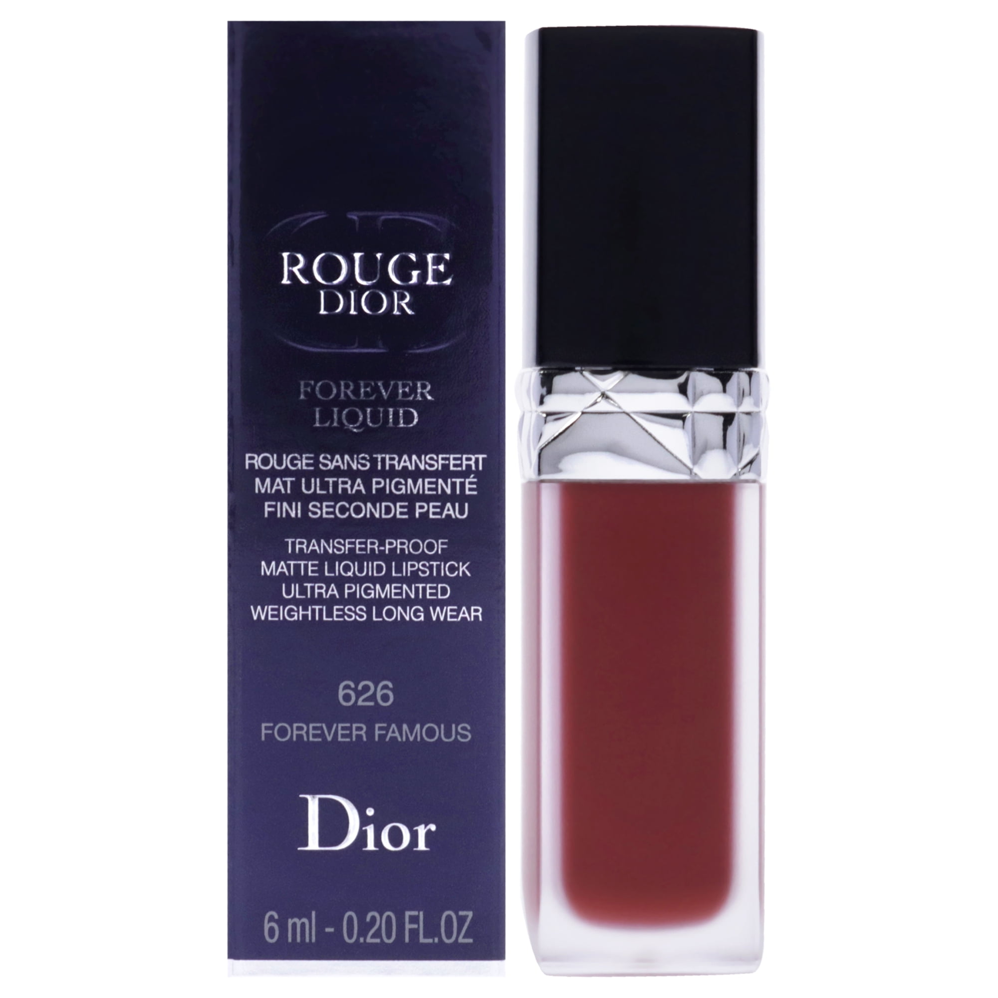 Rouge Dior Forever Liquid Matte - 626 Forever Famous De Para Mujeres ...
