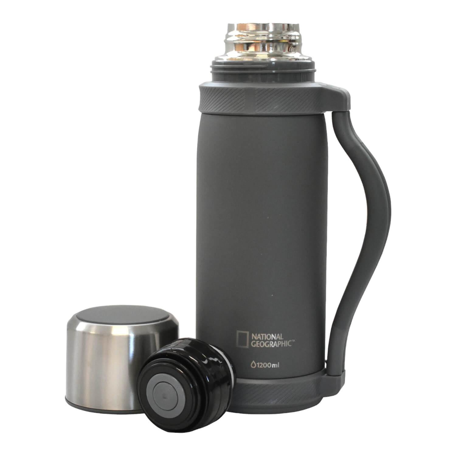 Botella Metalica 1200ml Grafito | Lider