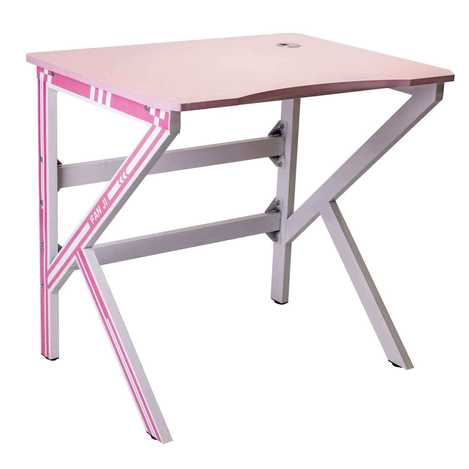 Escritorio Zeus Gamer Rosado Tipo K 1,4 Mts | Lider
