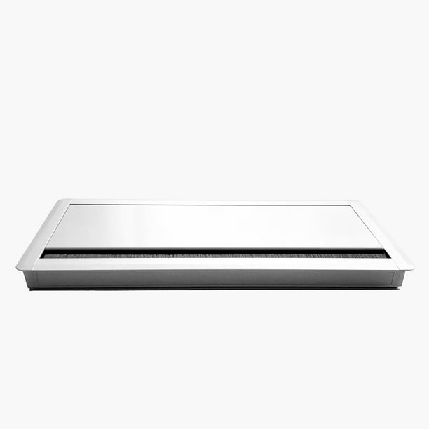 Pasacables Rectangular Blanco | Lider