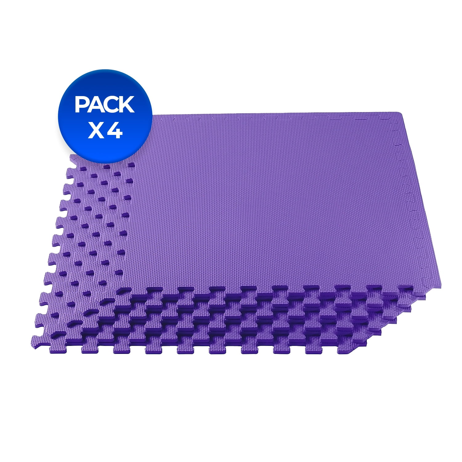 Pack 4x Tatami 60 cm x 60 cm x 2 cm Morado | Lider
