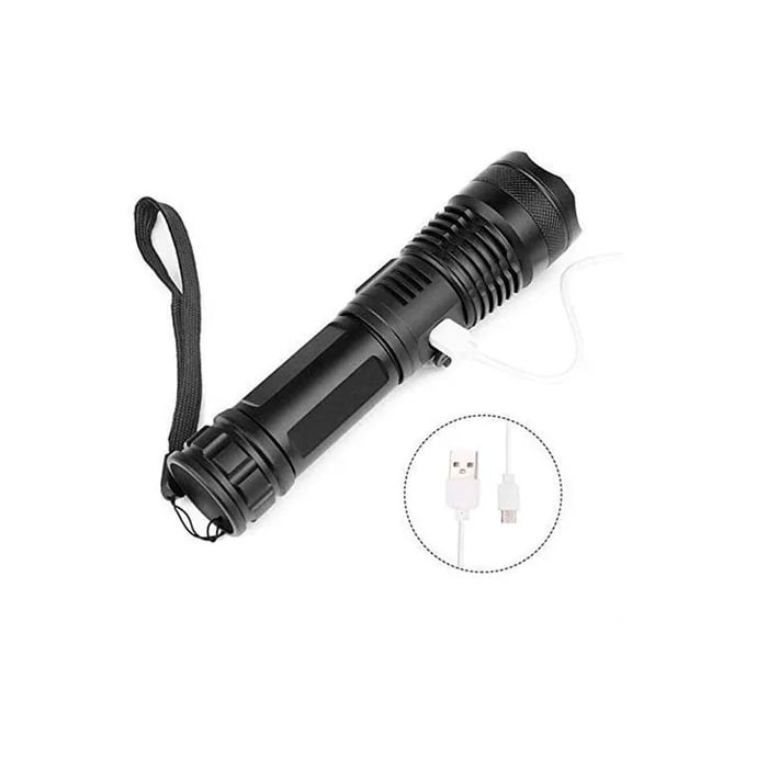Linterna Led Alta Potencia Metalica Recargable 4000lm | Lider
