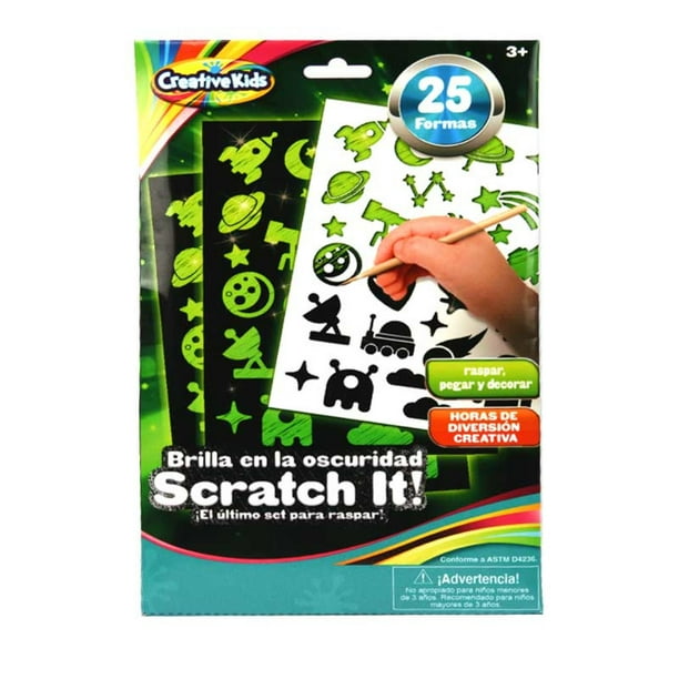 Scratch IT Brillan en la oscuridad | Lider