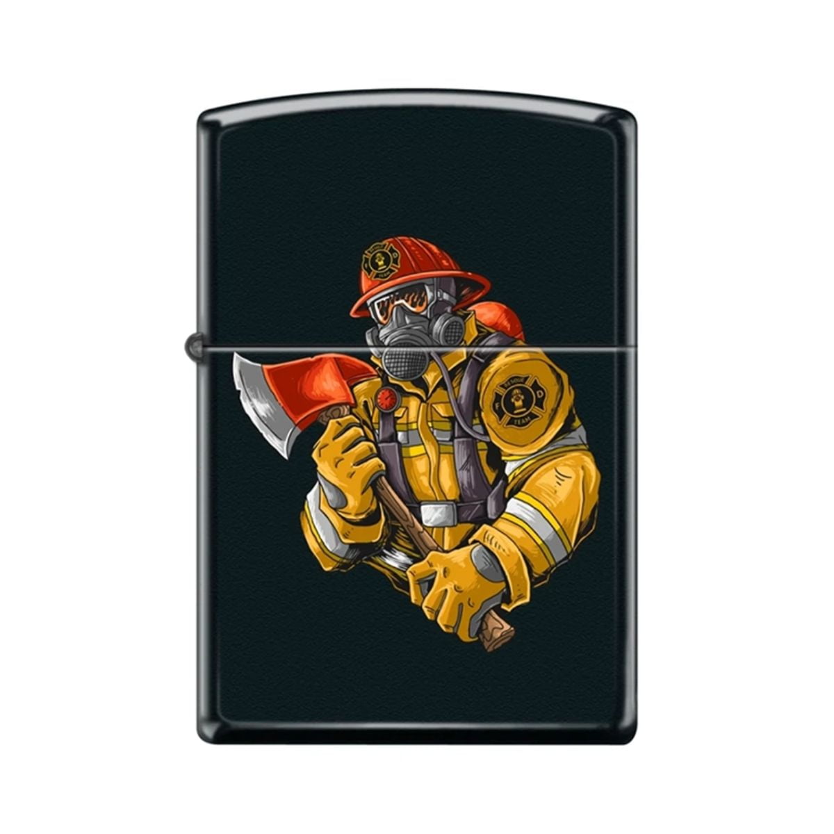 Encendedor Zippo Firefighter Design Negro ZP218.CI419951 | Lider