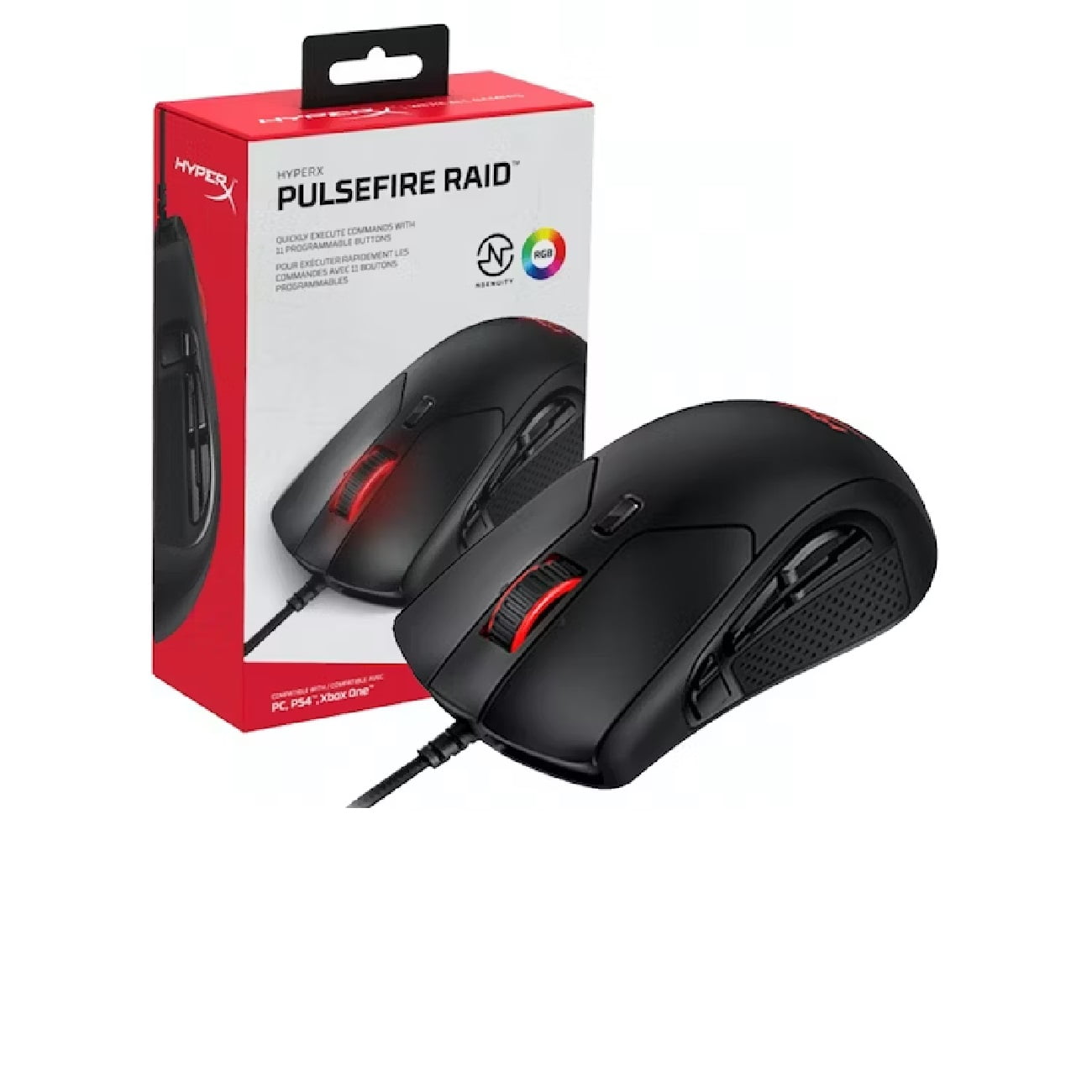 Mouse Gamer Pulsefire Raid Sensor Premium Pixart 3389 RGB | Lider