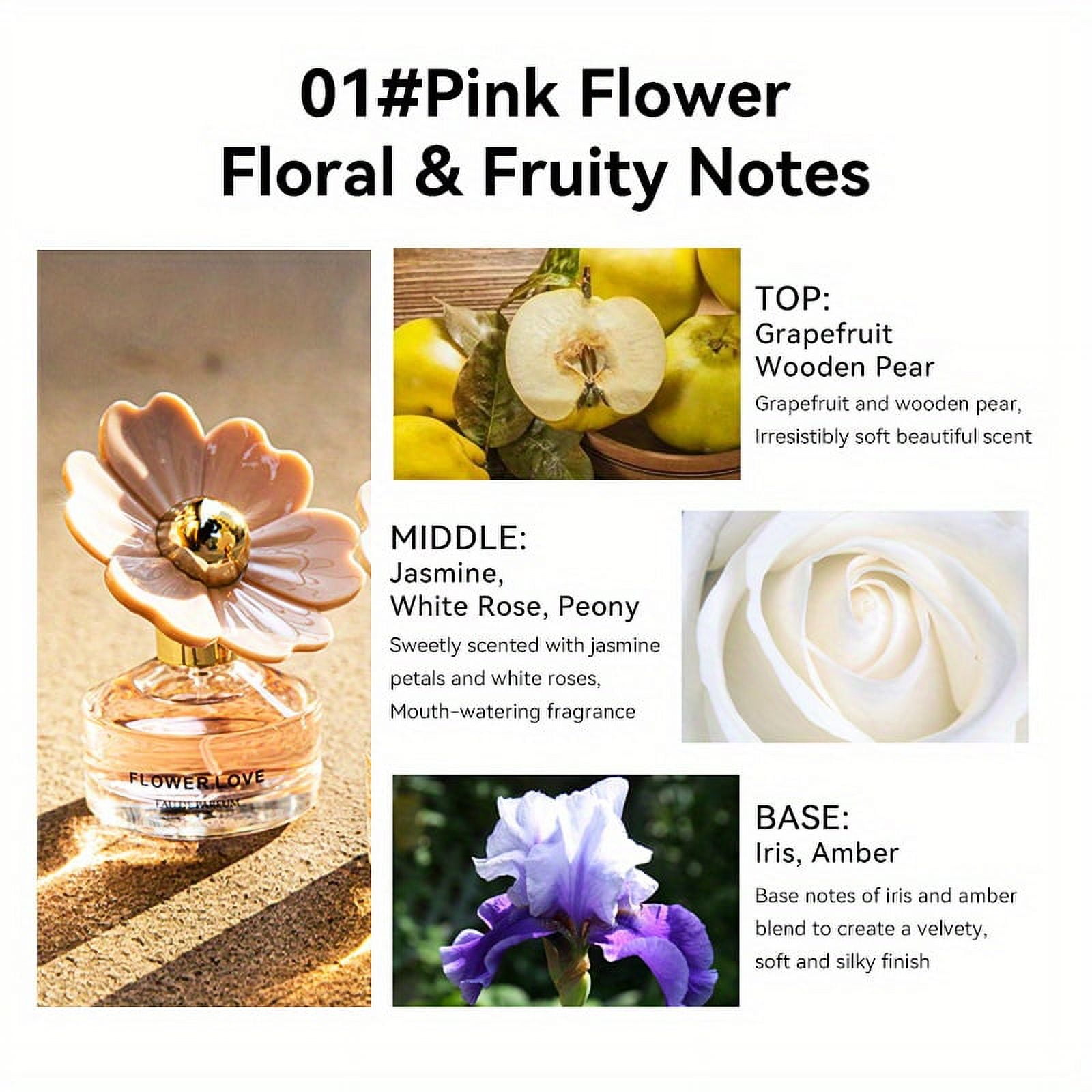 Flower Shape Perfume, Floral And Fruity Fragrance, Long Lasting ...