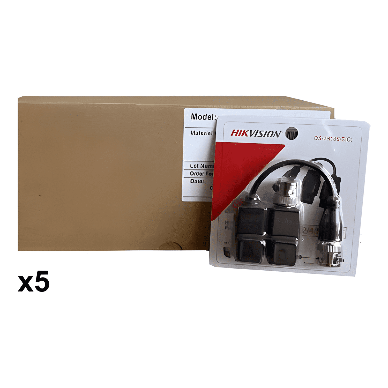 Kit 05 Pares de Balun Pasivo Hd Tvi/cvi/ahd Ds-1h18s/e(c) | Lider