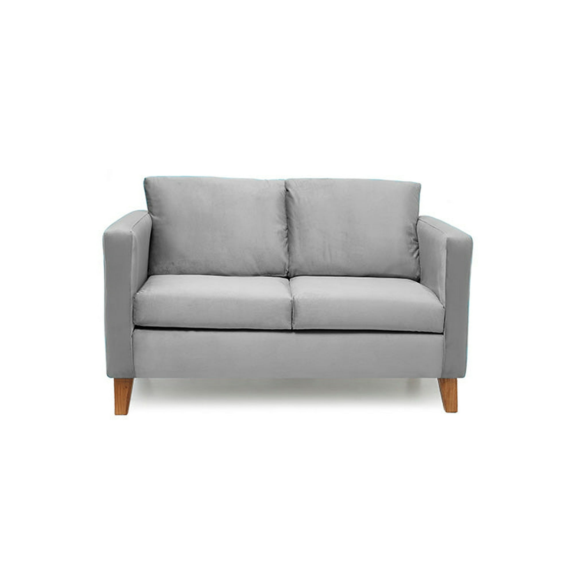 Sofá Mila 2C Felpa Gris | Lider