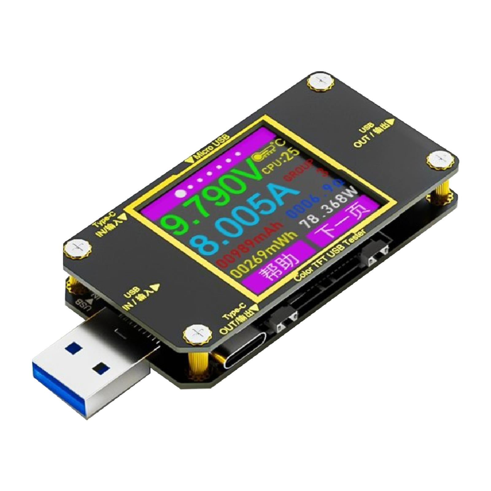 Voltímetro USB, Probador, Multímetro, 5 Interfaces Universales ...