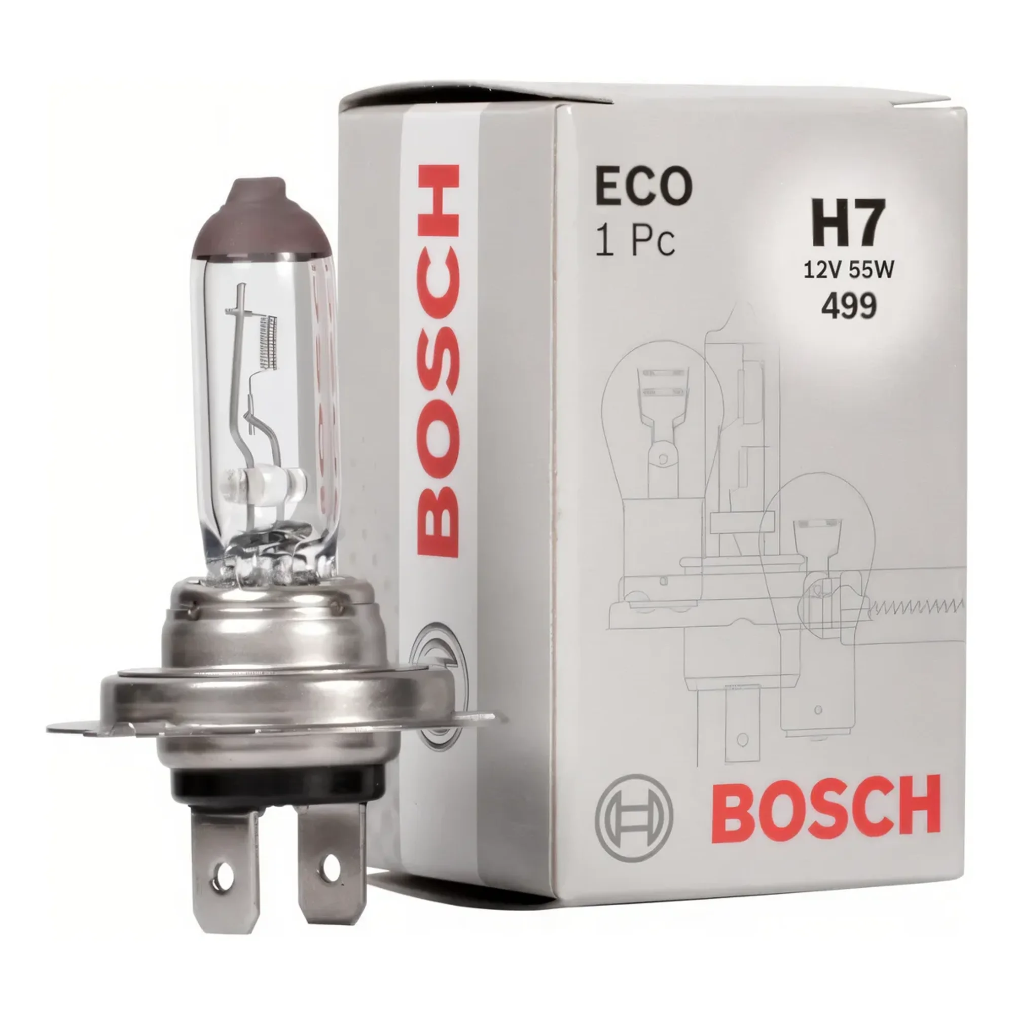 Ampolleta H7 Bosch 12v 55w | Lider