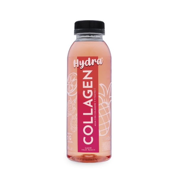 Pack 6 Aguas Hydra Collagen + Colágeno 380cc sabor Fruit punch | Lider