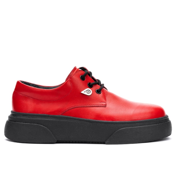 Zapato Cuero Gerda Roja Landazuri | Lider