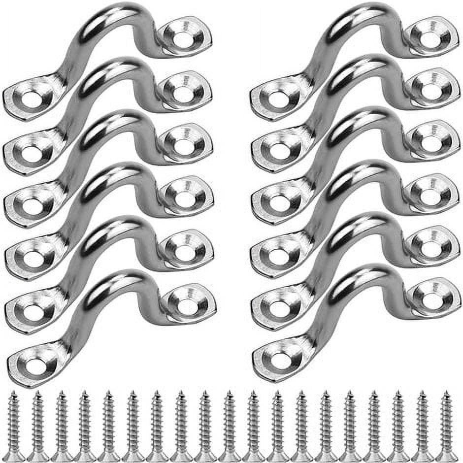Correas para ojales de guardabarros, 12 piezas, acero inoxidable, con ...