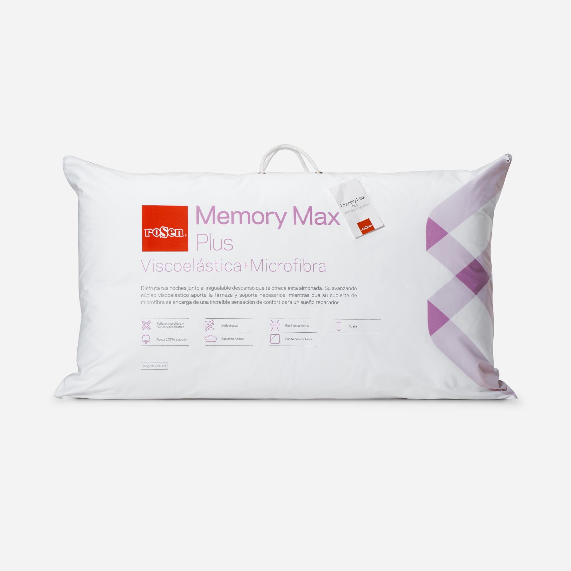 Almohada Memory Max 100% Algodón 50x70 cm | Lider
