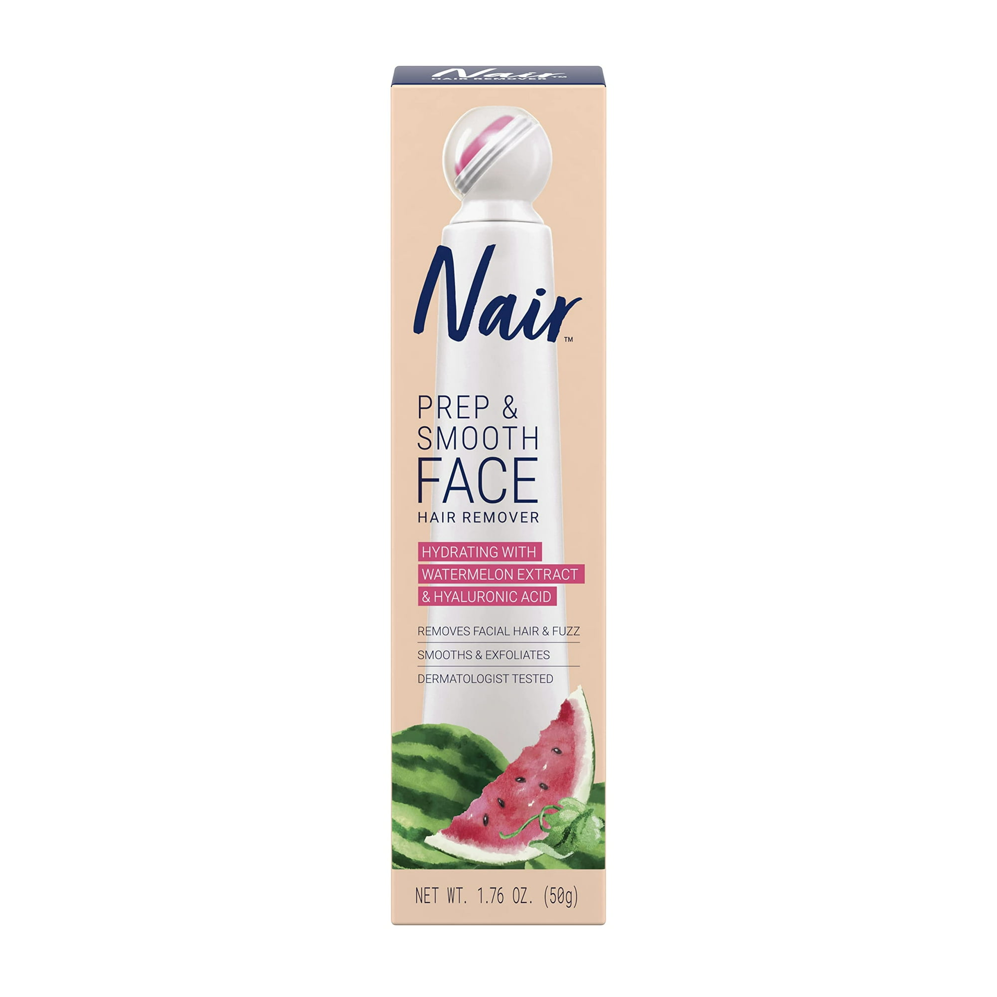 Crema depilatoria Nair Prep & Smooth Face Exfoliante 50 ml | Lider