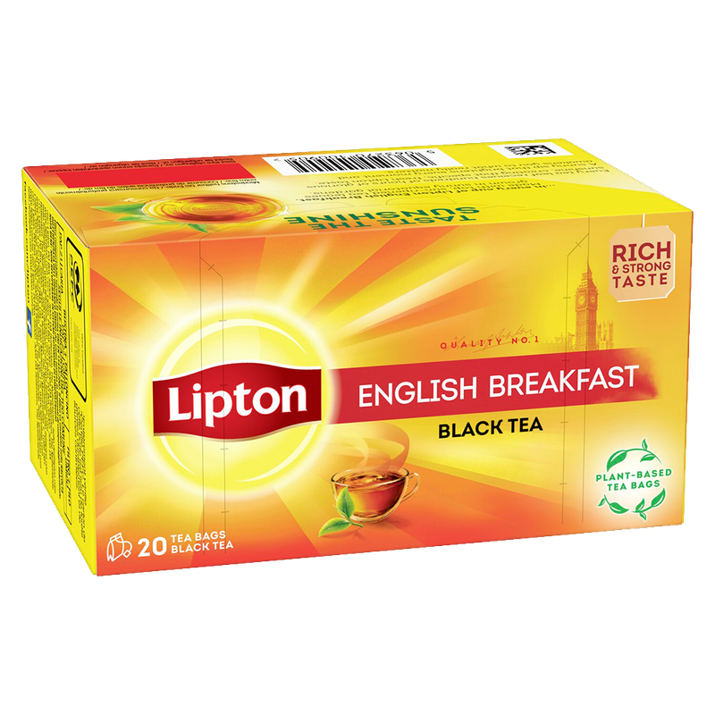 TE LIPTON ENGLISH BREAKFAST 20 BOLSITAS | Lider