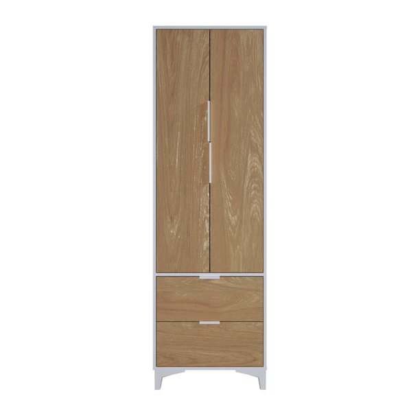 Closet Mood 2P2C Color Blanco / Madera | Lider